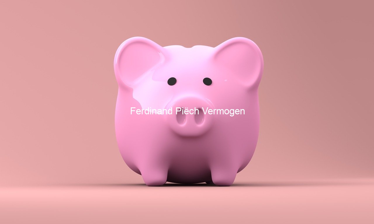 Ferdinand Piëch Vermogen - Financiële Hulp